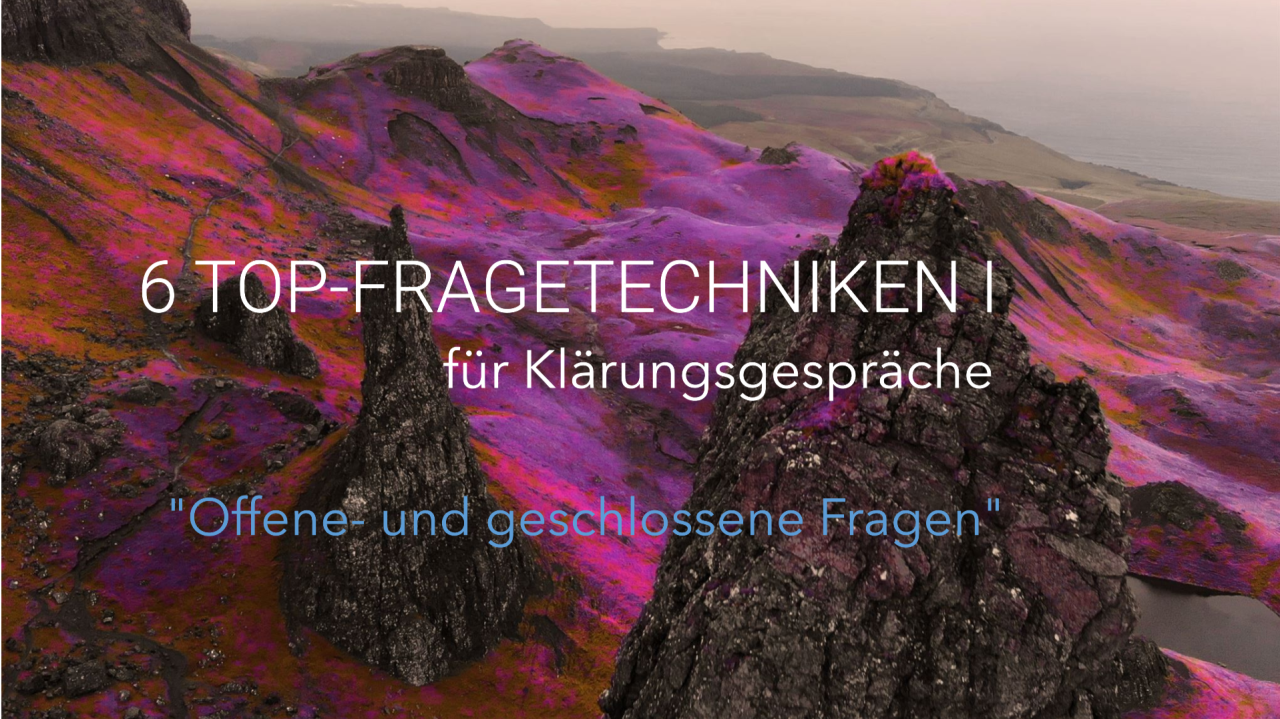 6 Top-Fragetechniken (I) 6 Top-Fragetechniken (I)