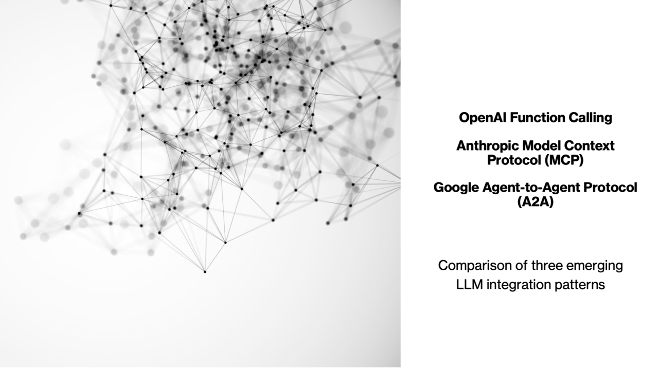 OpenAI Function Calling vs Anthropic Model Context Protocol (MCP) vs ... OpenAI Function Calling vs Anthropic Model Context Protocol (MCP) vs ...