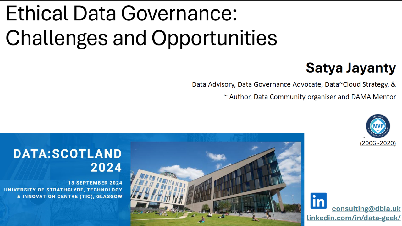 Ethical Data Governance: Navigating Challenges, Seizing Opportunities ... Ethical Data Governance: Navigating Challenges, Seizing Opportunities ...