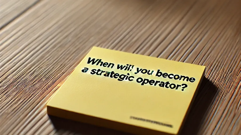 The Strategic Operator: Bridging Vision and Execution The Strategic Operator: Bridging Vision and Execution