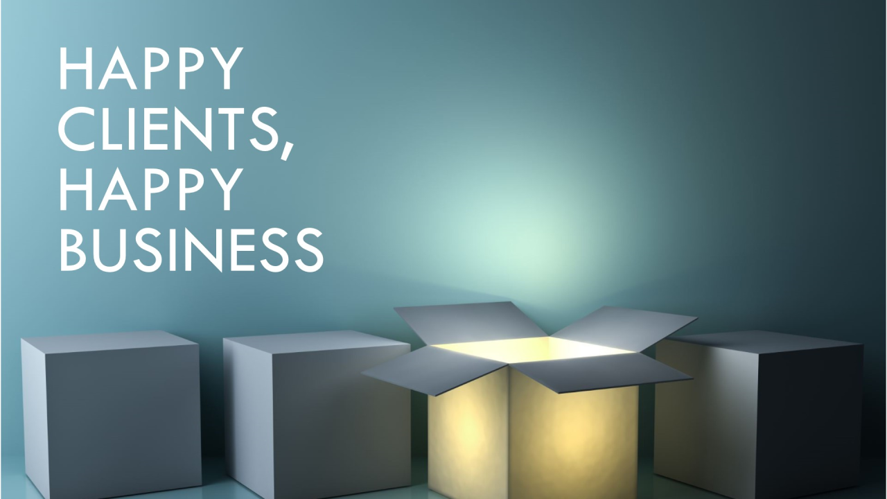 FIVE SINGS OF SATISFIED CLIENTS FIVE SINGS OF SATISFIED CLIENTS