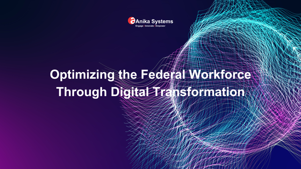 Optimizing the Federal Workforce Through Digital Transformation Optimizing the Federal Workforce Through Digital Transformation