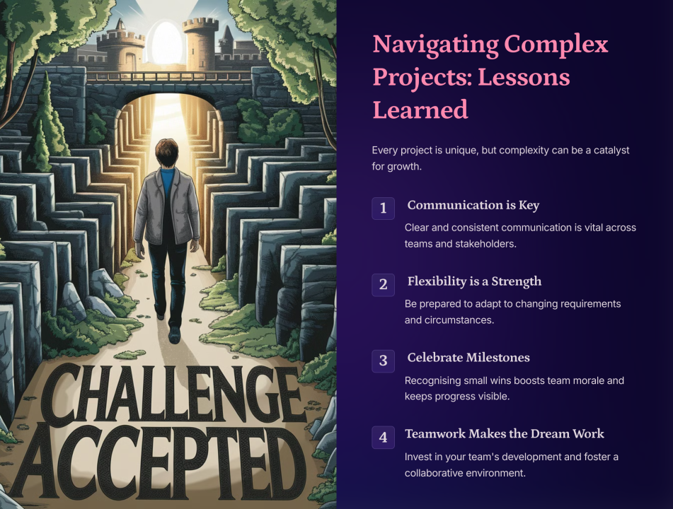 Navigating the Maze: Lessons Learned from Complex Projects Navigating the Maze: Lessons Learned from Complex Projects