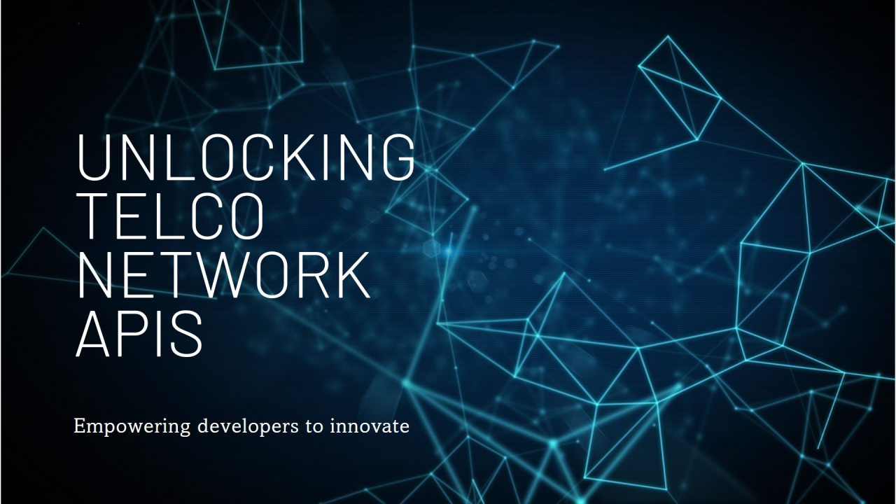 Unlocking the Potential of Telco Network APIs Unlocking the Potential of Telco Network APIs