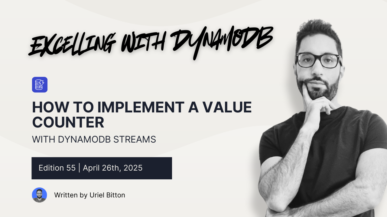 How To Implement A Value Counter With DynamoDB Streams How To Implement A Value Counter With DynamoDB Streams