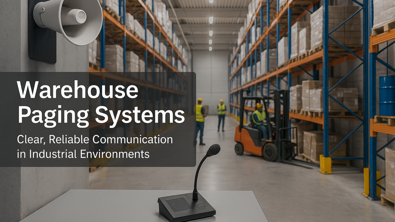 Warehouse Paging Systems for Industrial Communication Warehouse Paging Systems for Industrial Communication