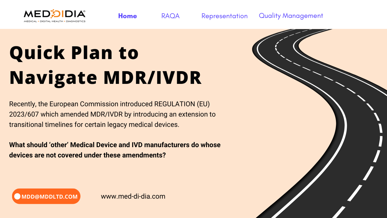 Navigating EU MDR Navigating EU MDR