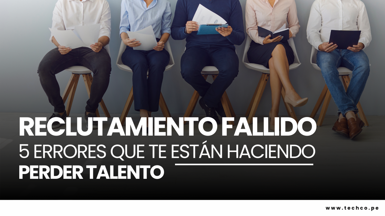 5 ERRORES QUE TE ESTÁN HACIENDO PERDER TALENTO 5 ERRORES QUE TE ESTÁN HACIENDO PERDER TALENTO