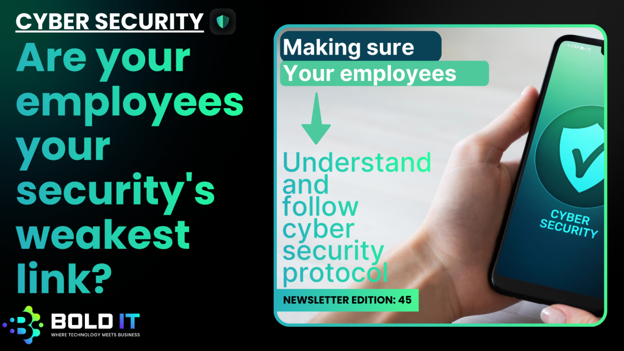 Are your employees your security’s weakest link? Are your employees your security’s weakest link?