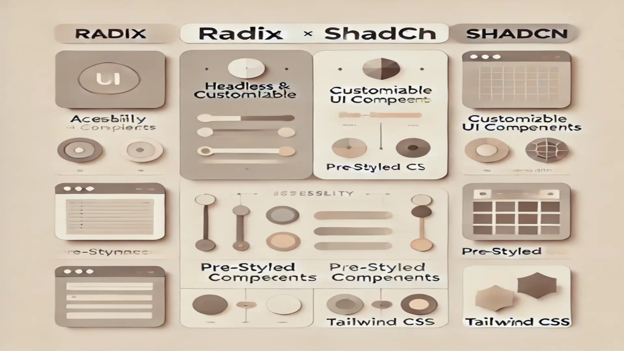 Radix vs. shadcn: A Comprehensive Comparison Radix vs. shadcn: A Comprehensive Comparison