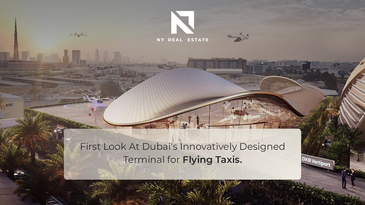 First Look At Dubai's Innovatively Designed Terminal for Flying Taxis First Look At Dubai's Innovatively Designed Terminal for Flying Taxis