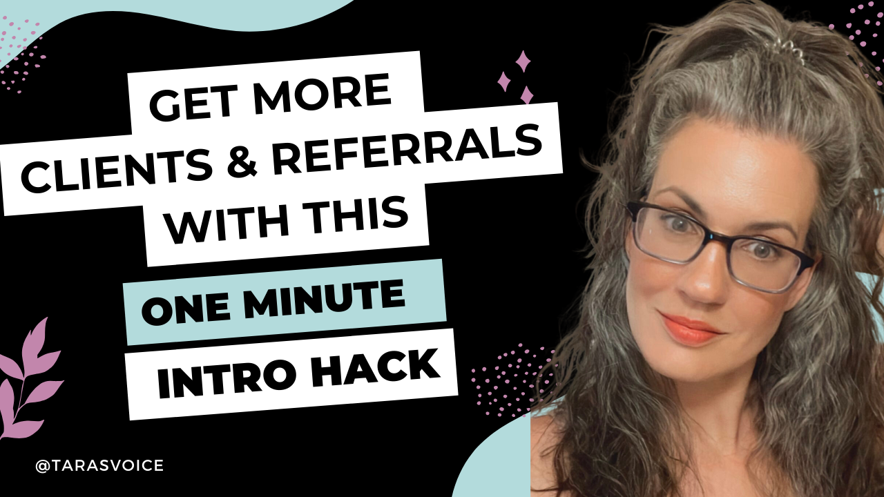 Get More Clients & Referrals With This One Minute Intro Hack (for ... Get More Clients & Referrals With This One Minute Intro Hack (for ...