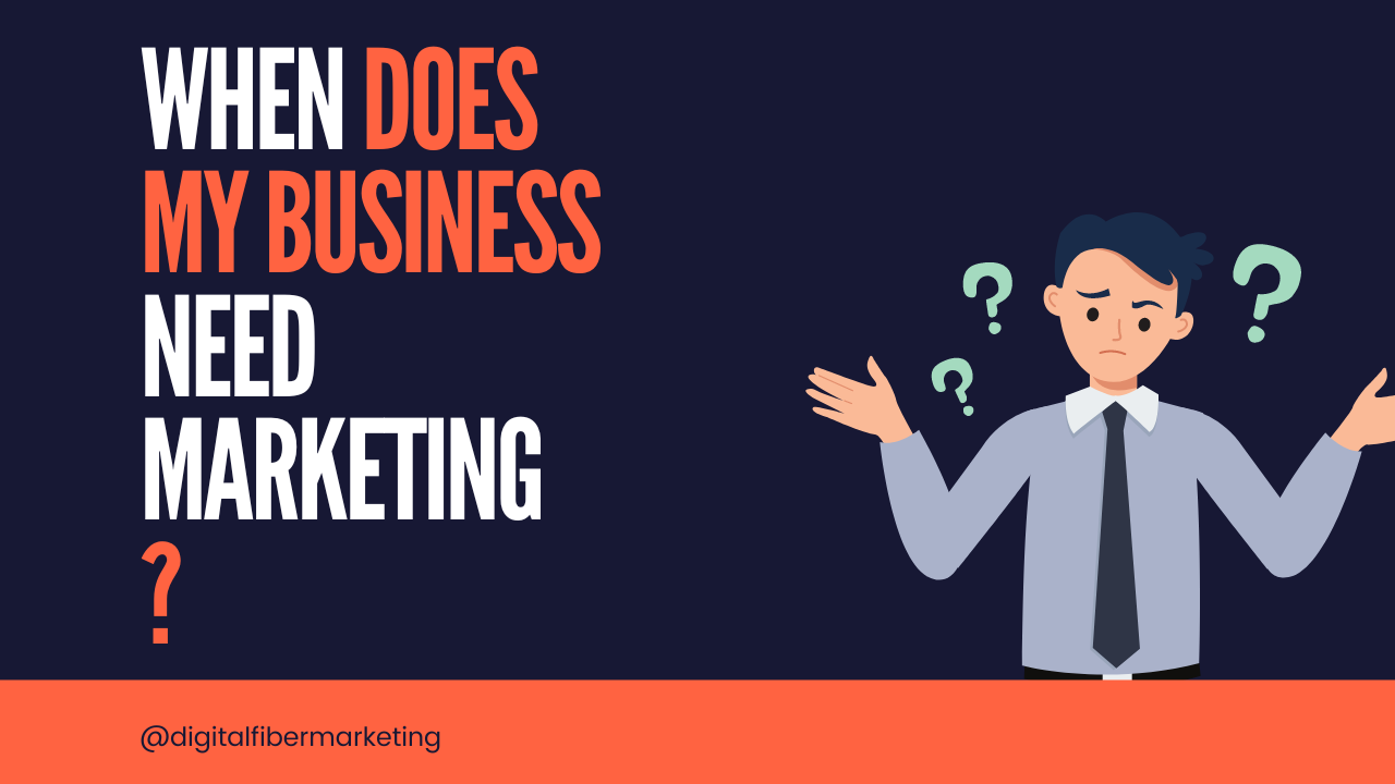 When does my Business NEED Marketing When does my Business NEED Marketing