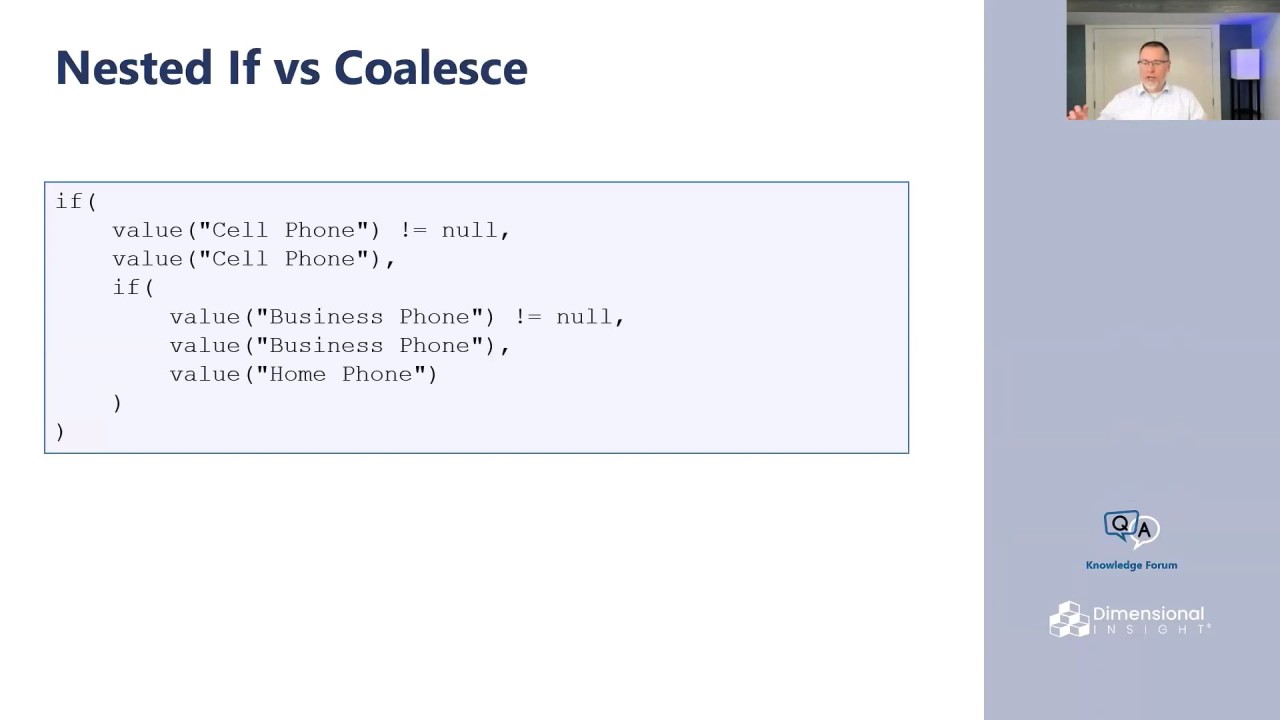 Reducing Nested If Statements Reducing Nested If Statements