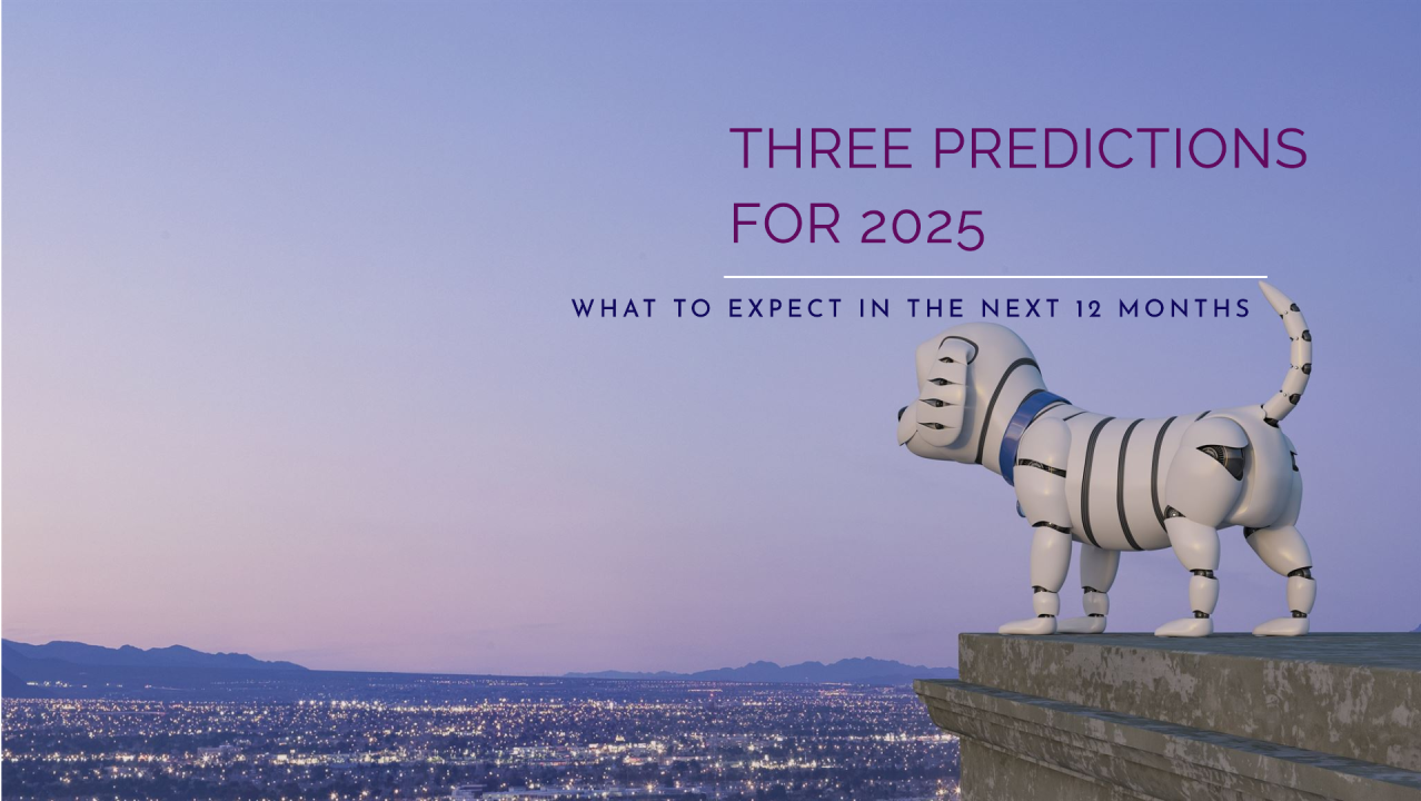 Three Predictions for 2025 Three Predictions for 2025