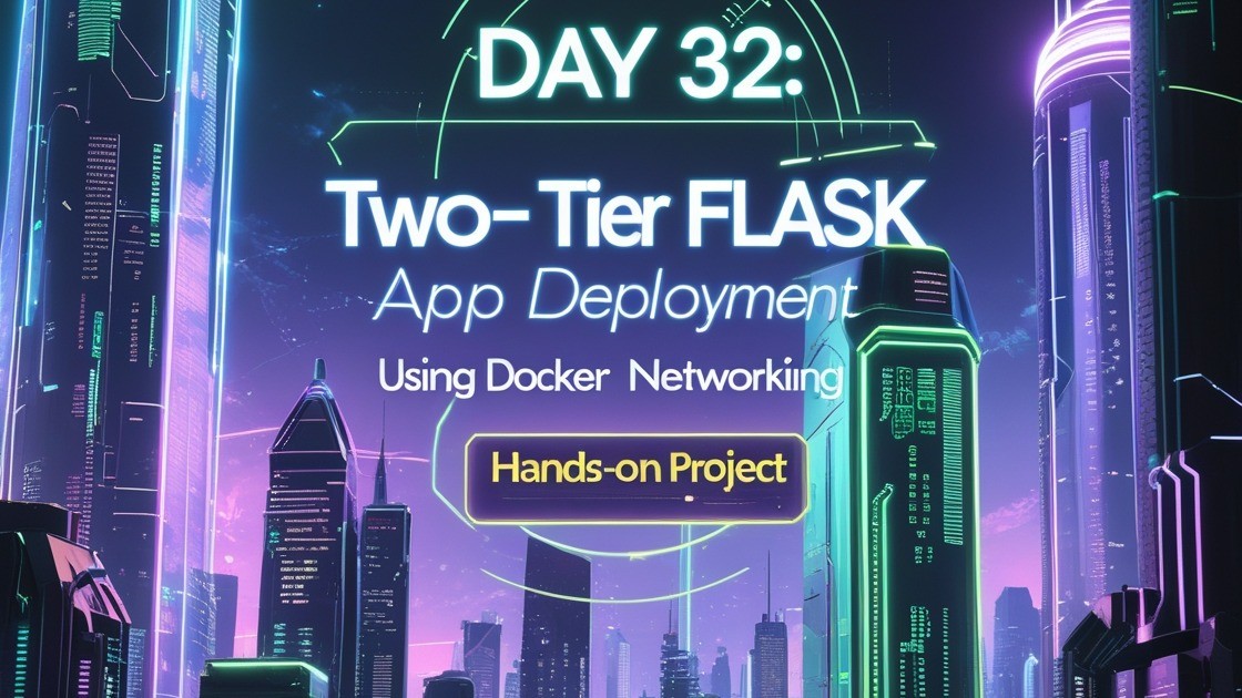 Day 32: Deploying a Two-Tier Flask App Using Docker Networking (Hands ... Day 32: Deploying a Two-Tier Flask App Using Docker Networking (Hands ...