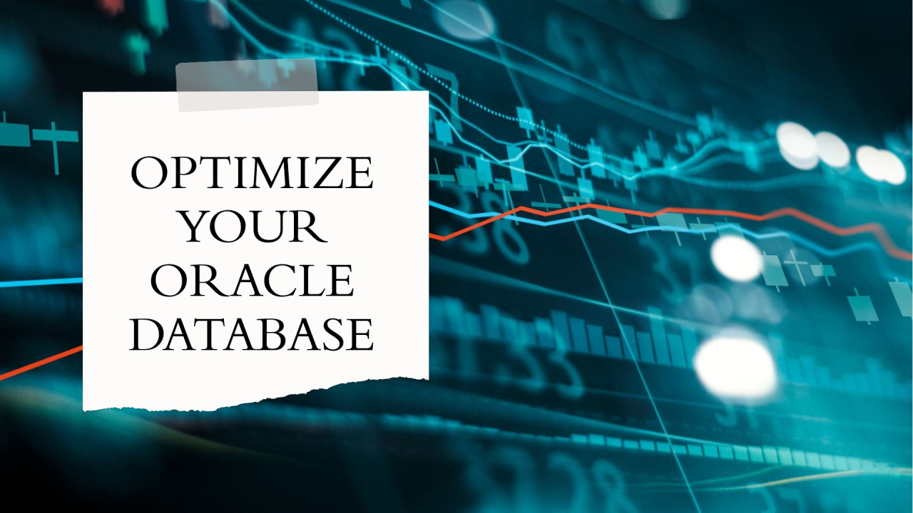An atypical approach to SQL query optimization targeting an Oracle ... An atypical approach to SQL query optimization targeting an Oracle ...