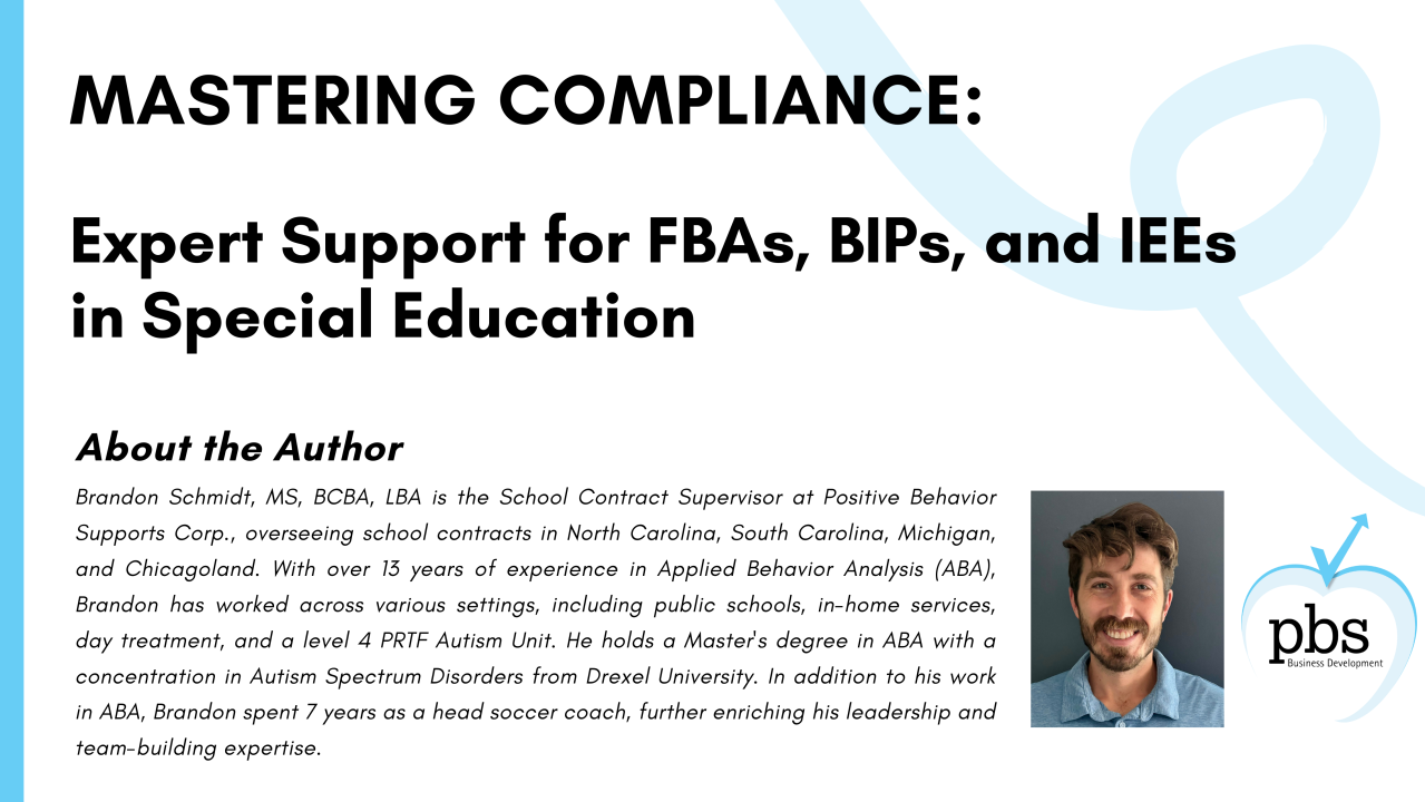 Mastering Compliance: Expert Support for FBAs, BIPs, and IEEs in ... Mastering Compliance: Expert Support for FBAs, BIPs, and IEEs in ...
