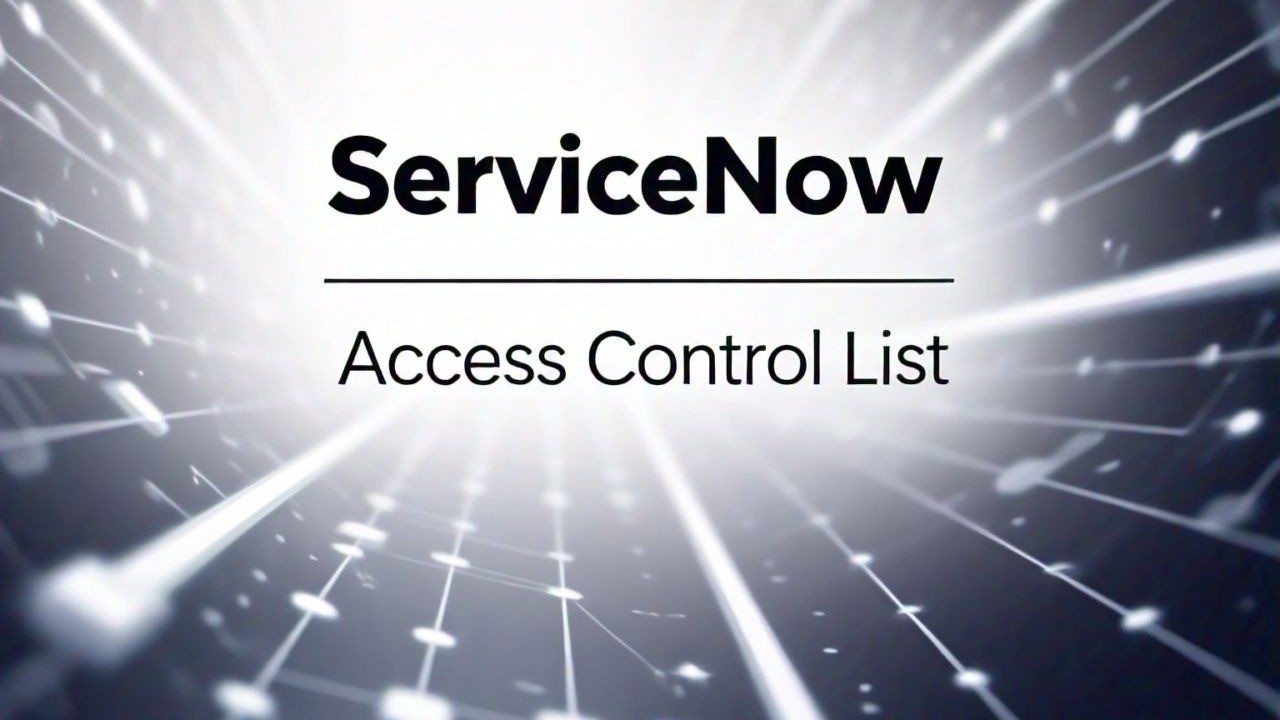 Understanding Access Control Lists (ACLs) in ServiceNow Understanding Access Control Lists (ACLs) in ServiceNow
