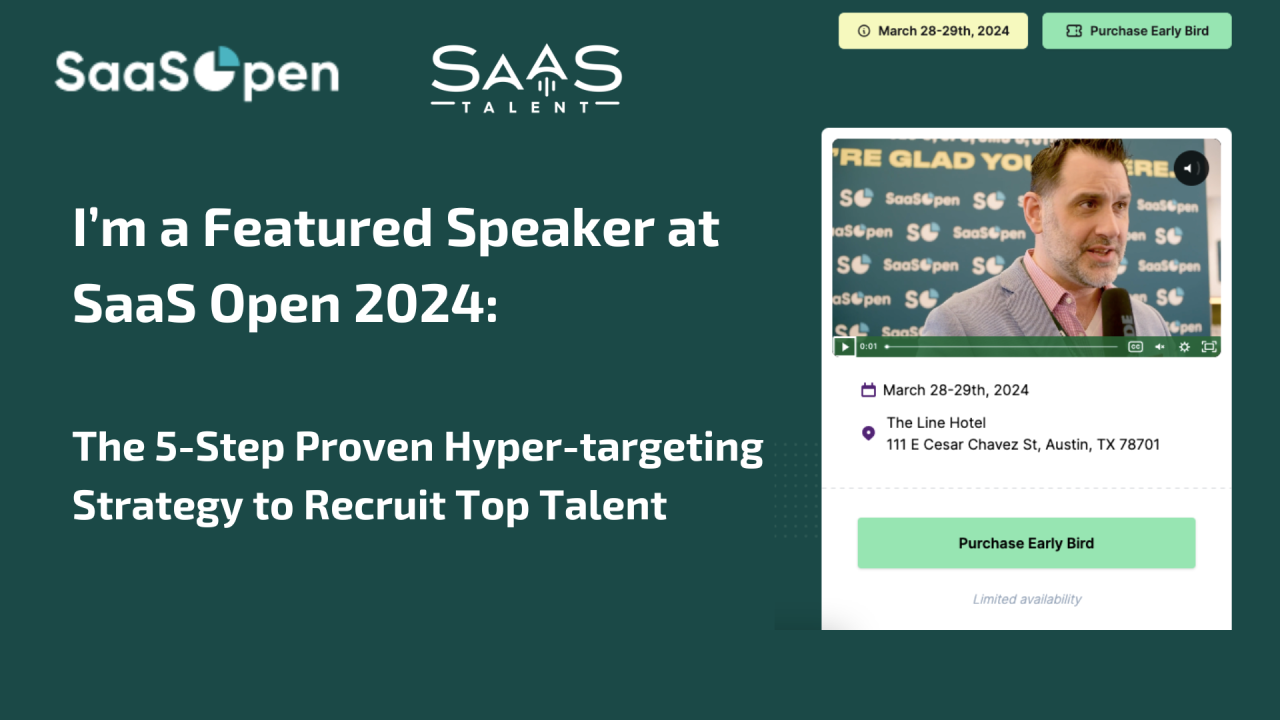 SaaS Talent as a Featured Speaker at SaaSOpen 2024 | Michael C. Bertoni SaaS Talent as a Featured Speaker at SaaSOpen 2024 | Michael C. Bertoni