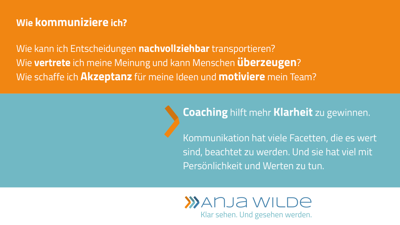Sage mir wie Du kommunizierst, und ich sage Dir wie Du führst... Sage mir wie Du kommunizierst, und ich sage Dir wie Du führst...