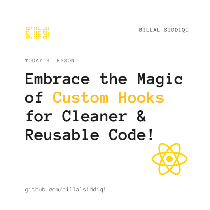 Demystifying Custom Hooks in React.js: A Quick Guide | Khwaja Billal ... Demystifying Custom Hooks in React.js: A Quick Guide | Khwaja Billal ...