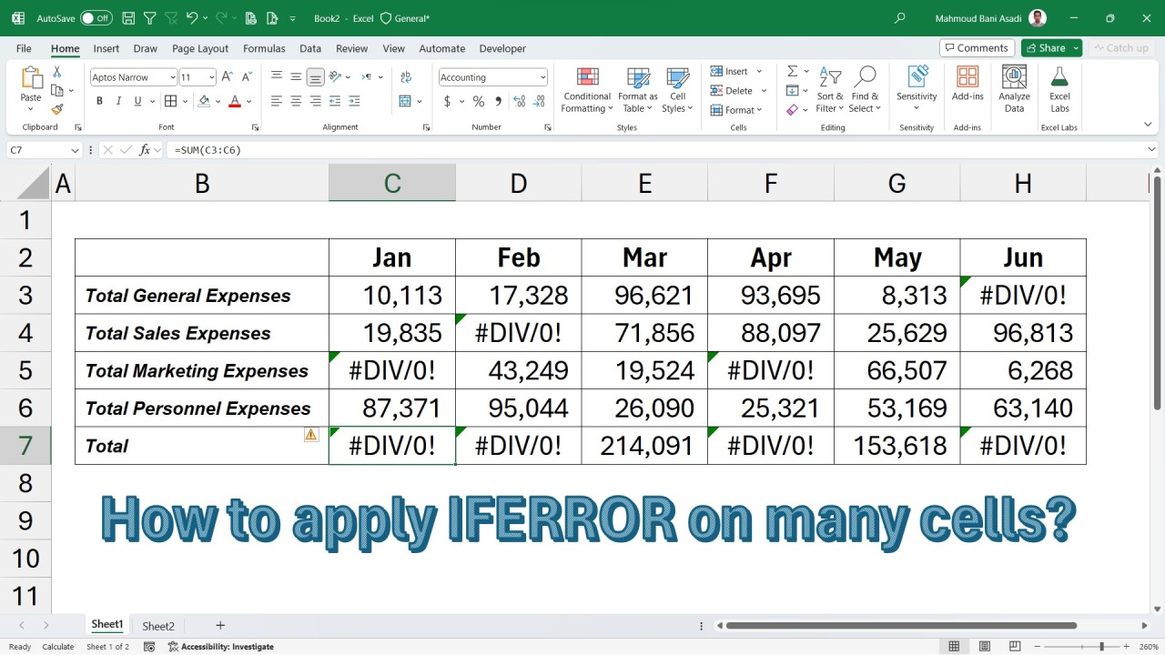 How to apply IFERROR on many cells automatically using Google Sheet or ... How to apply IFERROR on many cells automatically using Google Sheet or ...
