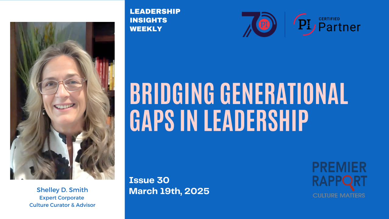 Bridging Generational Gaps in Leadership Bridging Generational Gaps in Leadership