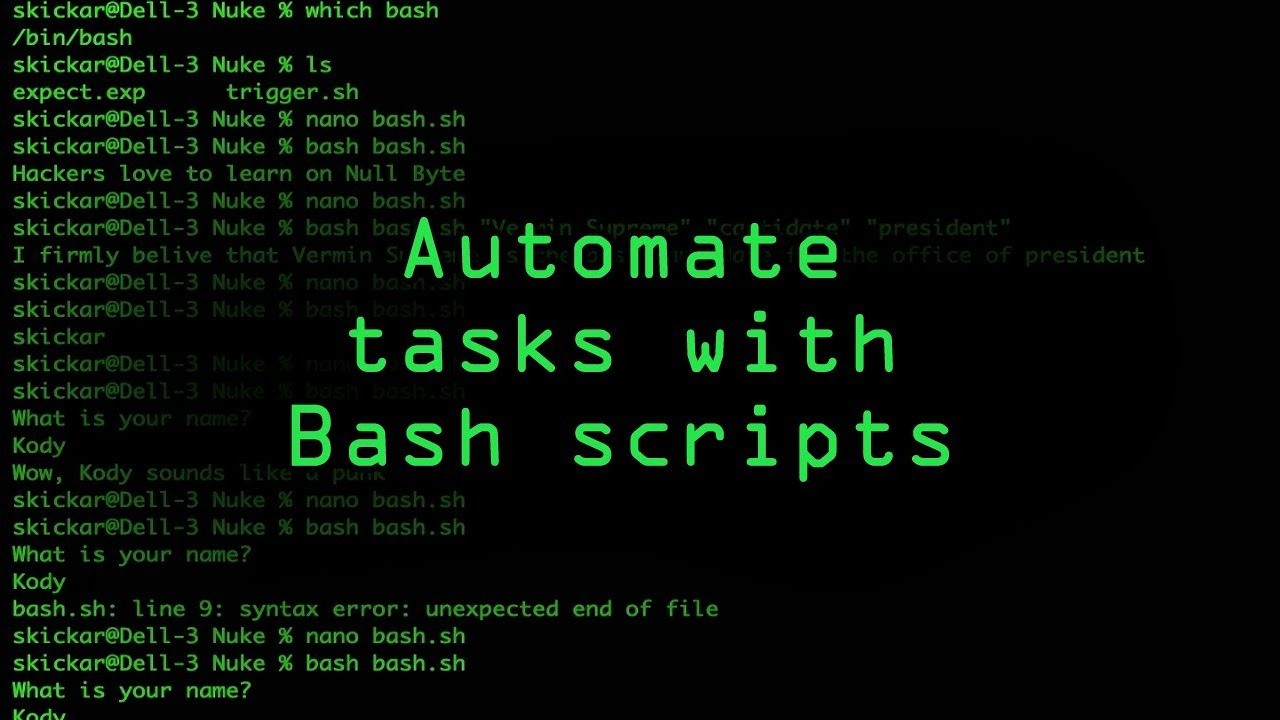 Automating Data Science Workflows with Bash Scripts Automating Data Science Workflows with Bash Scripts
