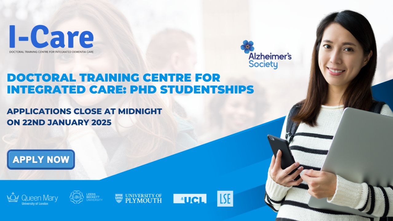 Exciting Opportunity: Fully Funded PhD Studentships with the Alzheimer ... Exciting Opportunity: Fully Funded PhD Studentships with the Alzheimer ...
