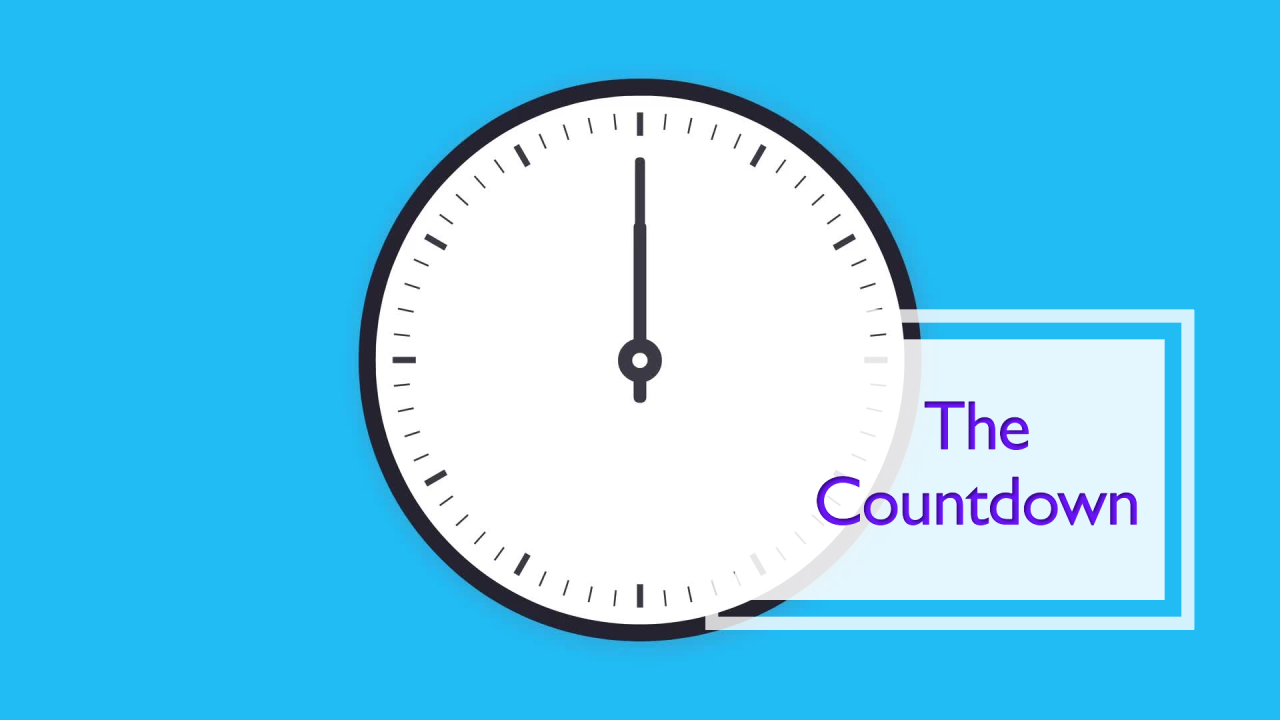 The Countdown: reflecting on the last week of term The Countdown: reflecting on the last week of term