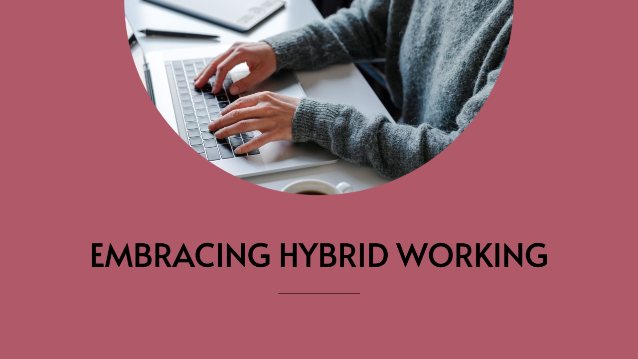 Embracing Hybrid Working Embracing Hybrid Working