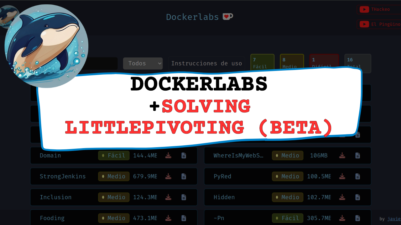 LittlePivoting-Dockerlabs Walkthrough / WriteUp LittlePivoting-Dockerlabs Walkthrough / WriteUp
