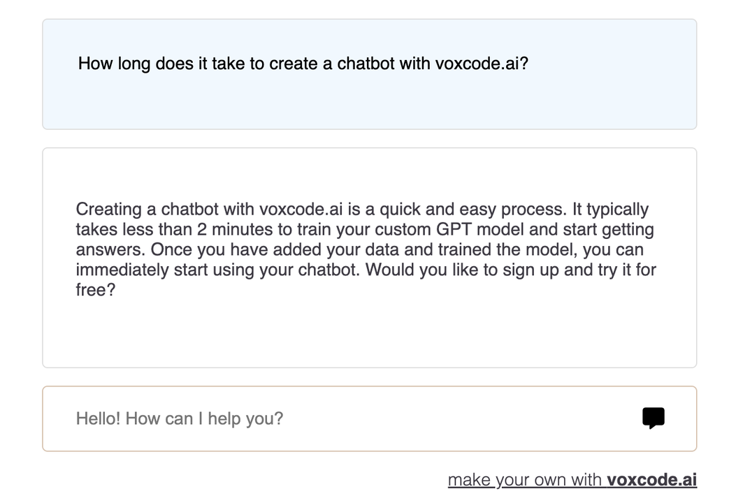 How to create a custom GPT chatbot using voxcode.ai How to create a custom GPT chatbot using voxcode.ai