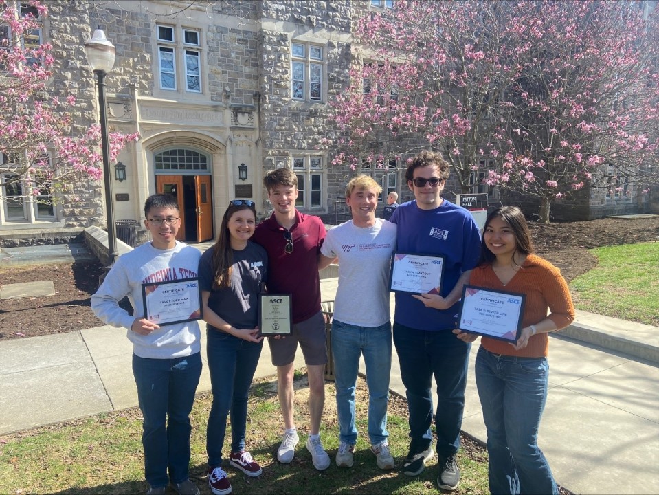 Virginia Tech Students Win Surveying Competition at ASCE Virginias ... Virginia Tech Students Win Surveying Competition at ASCE Virginias ...