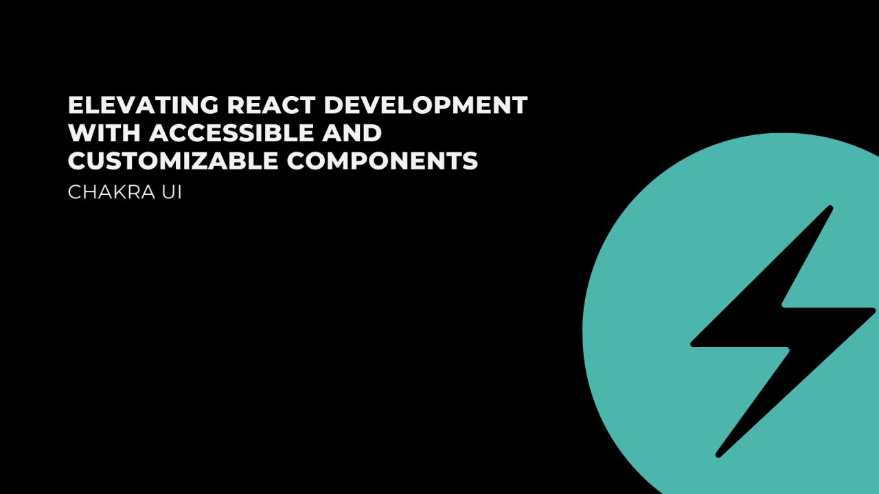 Elevating React Development with Accessible and Customizable Components Elevating React Development with Accessible and Customizable Components