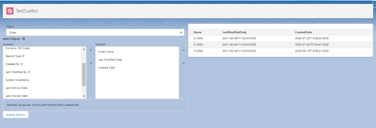 Dynamic custom Datatable using dual List,Combobox,Schema Dynamic custom Datatable using dual List,Combobox,Schema