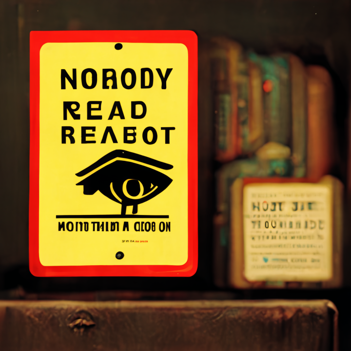 NOBODY READS THIS NOBODY READS THIS