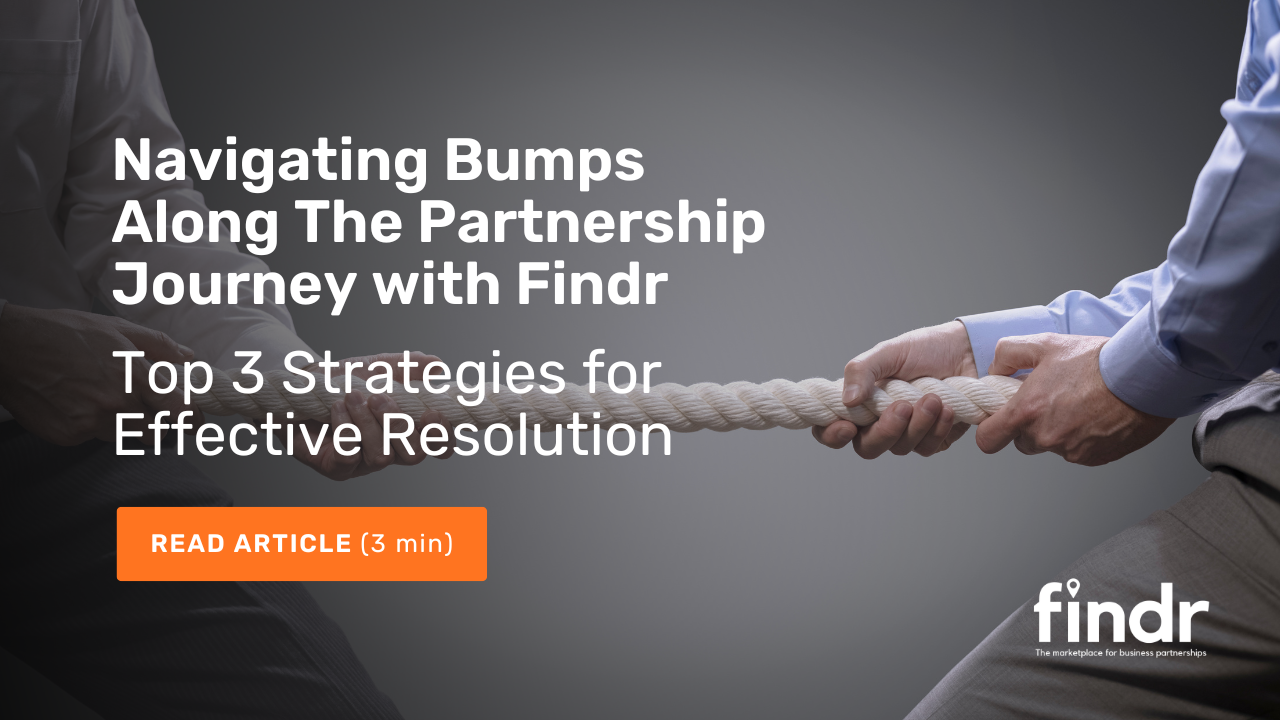 Navigating Bumps Along The Partnership Journey with Findr: 3 Strategies ... Navigating Bumps Along The Partnership Journey with Findr: 3 Strategies ...