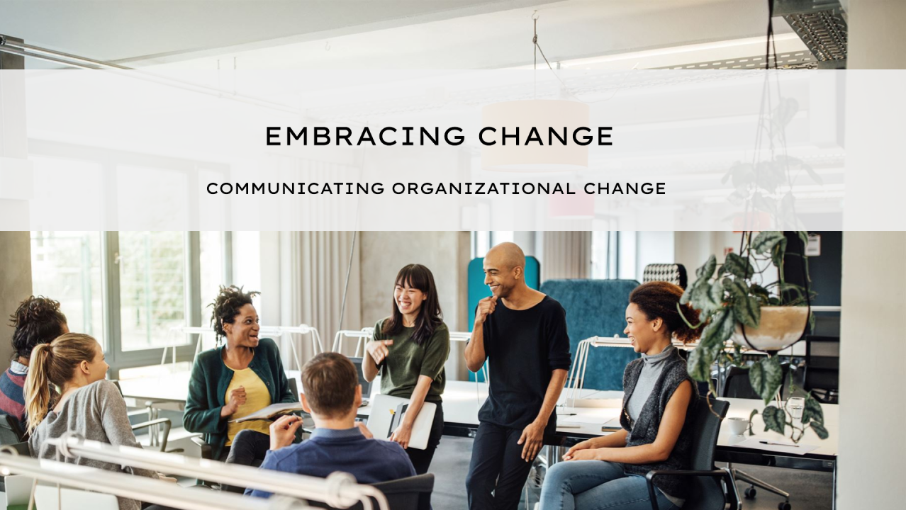Communicating Organizational Change: Strategies and Practices for Success Communicating Organizational Change: Strategies and Practices for Success