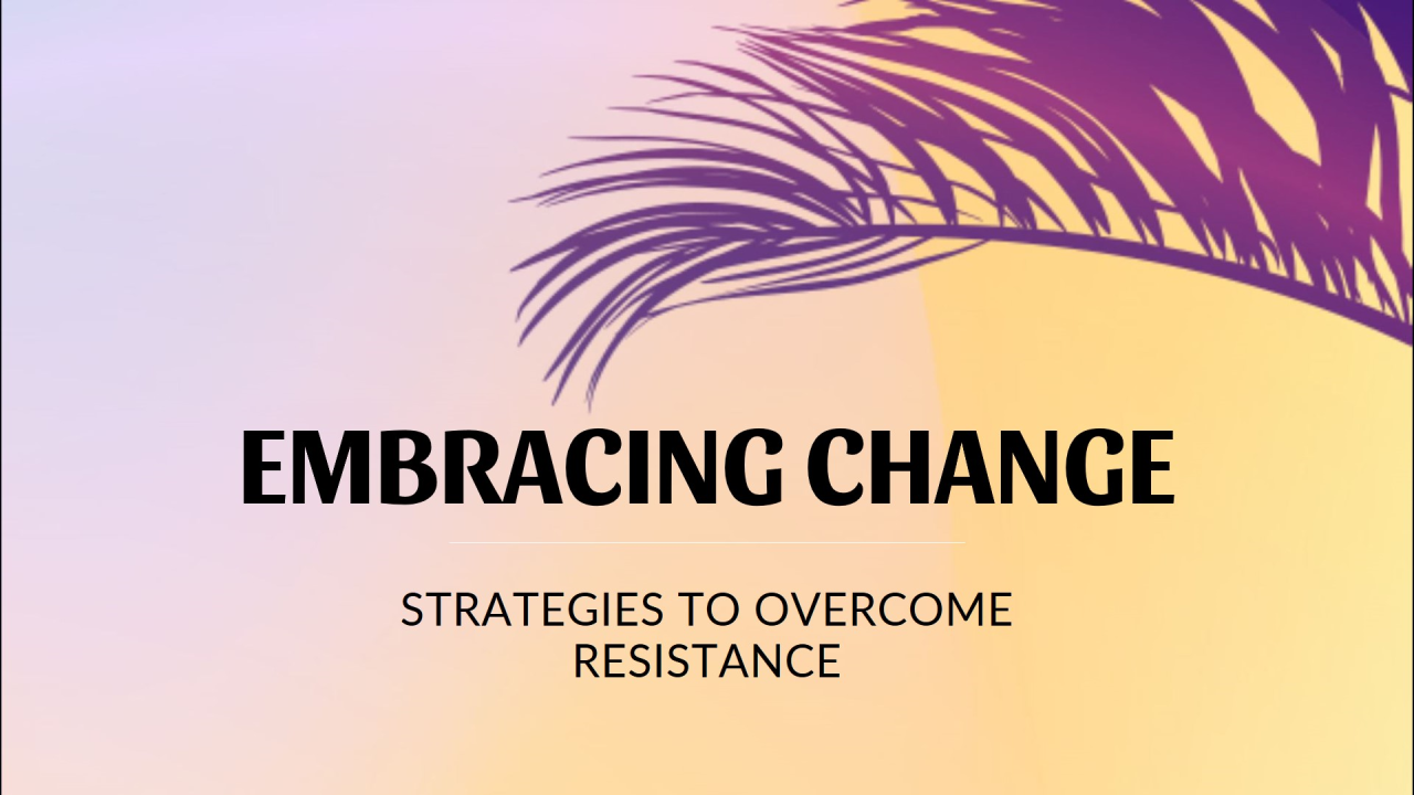 Effectively managing organizational change Effectively managing organizational change