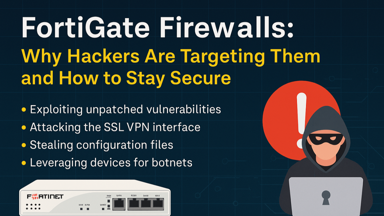 🚨 FortiGate Firewalls: Why Hackers Are Targeting Them and How to Stay ... 🚨 FortiGate Firewalls: Why Hackers Are Targeting Them and How to Stay ...