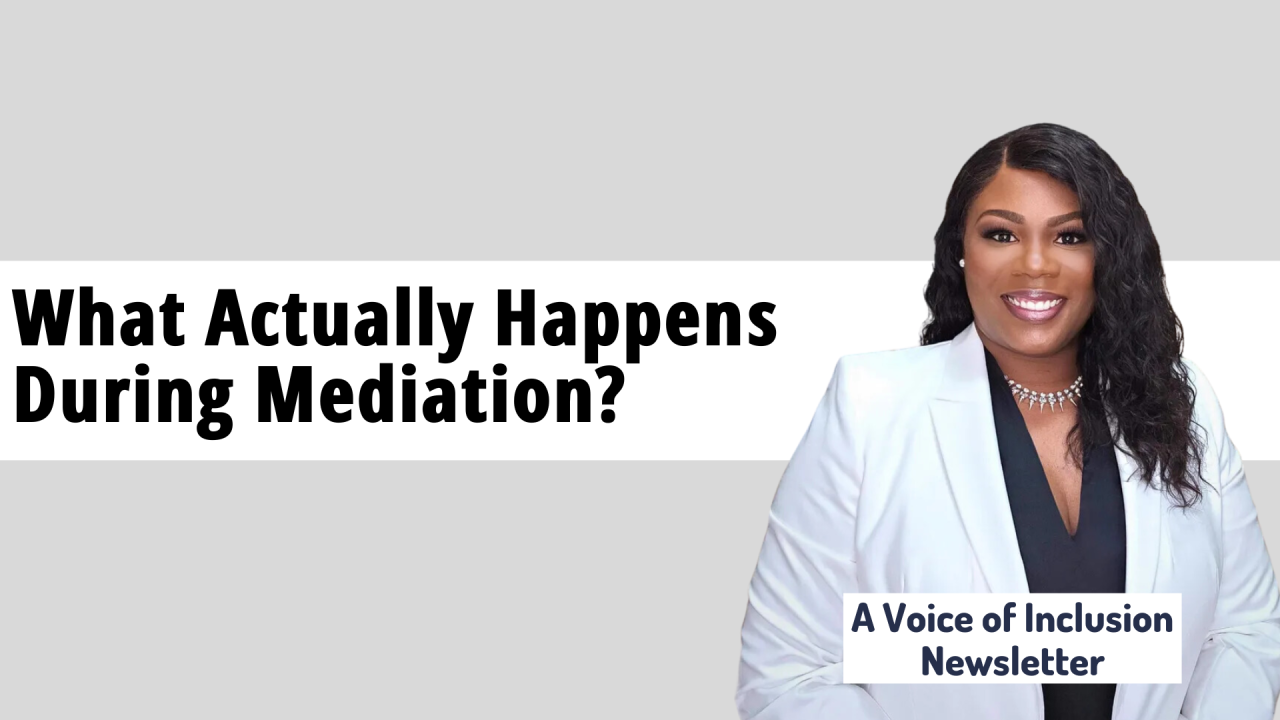 What Actually Happens During Mediation? What Actually Happens During Mediation?