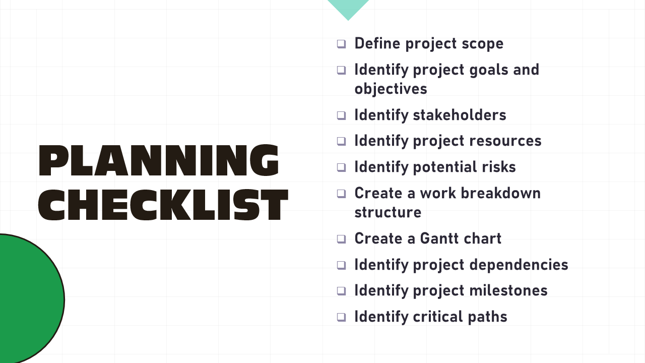 Project Planning Made Easy: Checklist and Work Breakdown Structure Project Planning Made Easy: Checklist and Work Breakdown Structure