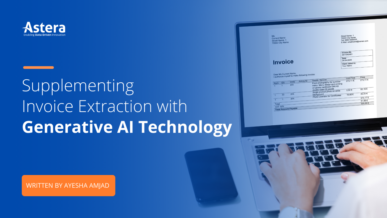 Supplementing Invoice Extraction with Generative AI Technology Supplementing Invoice Extraction with Generative AI Technology