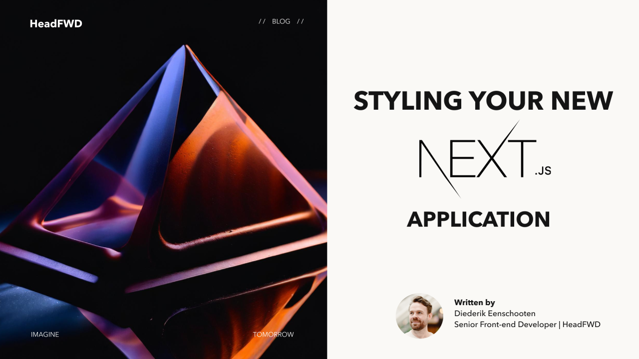 Styling your new NextJS application Styling your new NextJS application