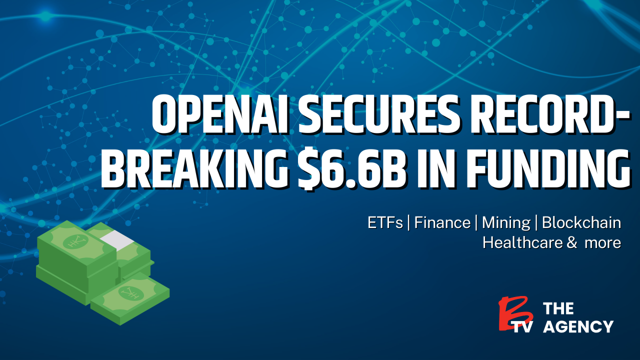 OpenAI Secures Record-Breaking $6.6B in Funding OpenAI Secures Record-Breaking $6.6B in Funding
