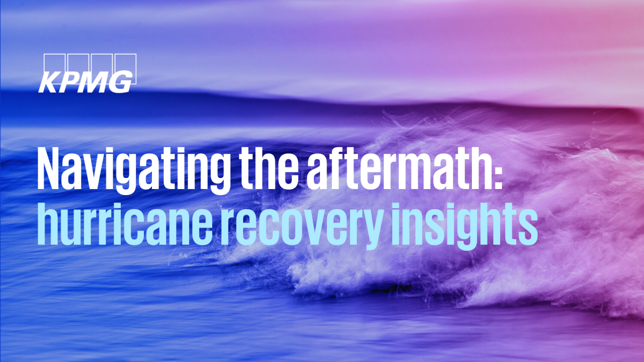 Navigating the aftermath: hurricane recovery resources Navigating the aftermath: hurricane recovery resources