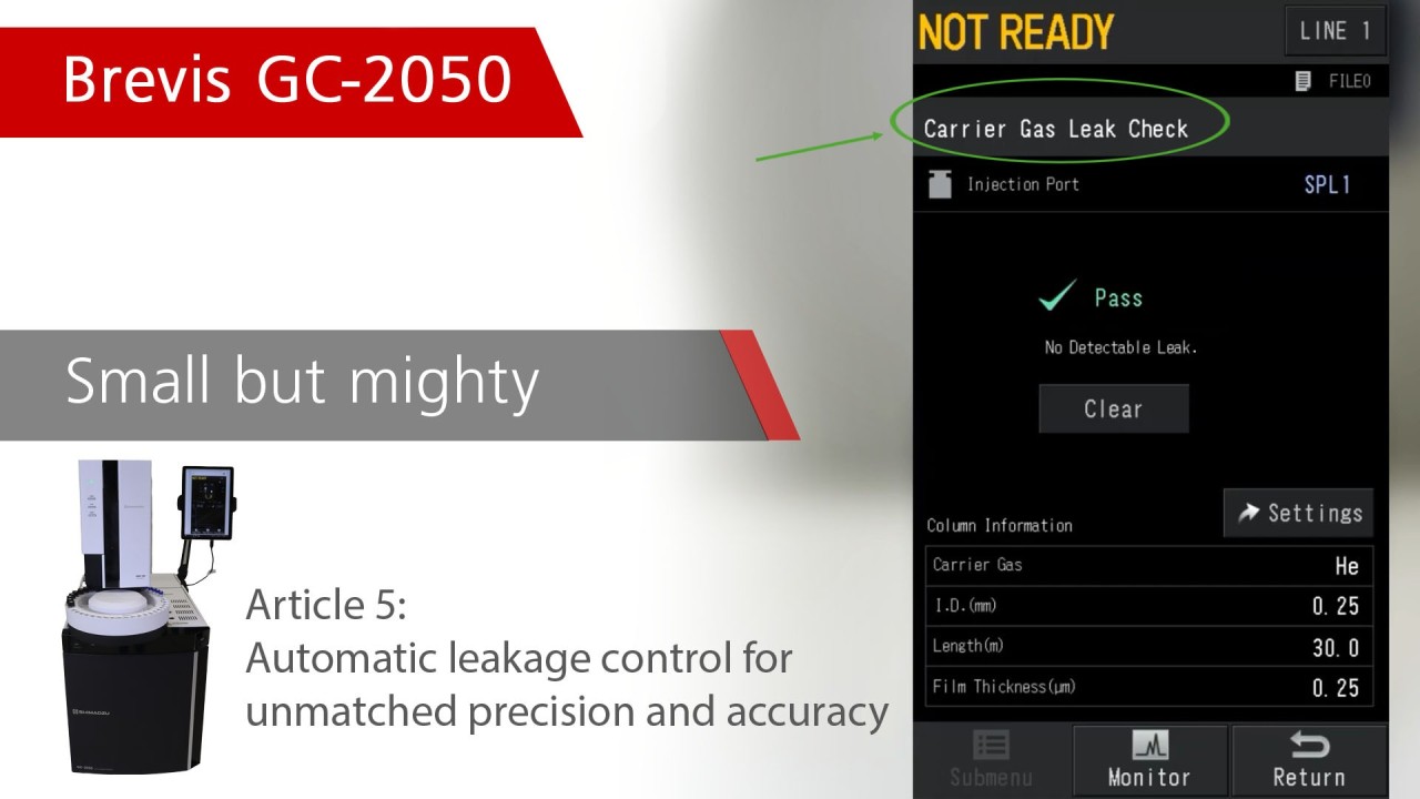 GC-2050 Automated Leak Check: Ensuring Precision and Accuracy in Gas ... GC-2050 Automated Leak Check: Ensuring Precision and Accuracy in Gas ...