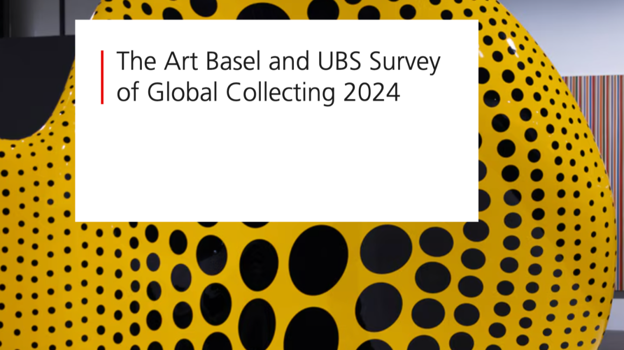 The Art Basel and UBS Survey of Global Collecting 2024 is out! The Art Basel and UBS Survey of Global Collecting 2024 is out!